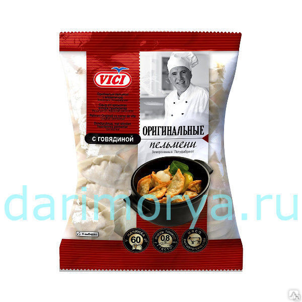 Пельмени Оригинальные с говядиной Vici, 400 г. купить за 97.09 руб./шт ...